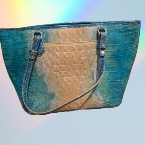Brahmin | Bags | Rare Brahmin Ocean Medium Asher Tote | Poshmark